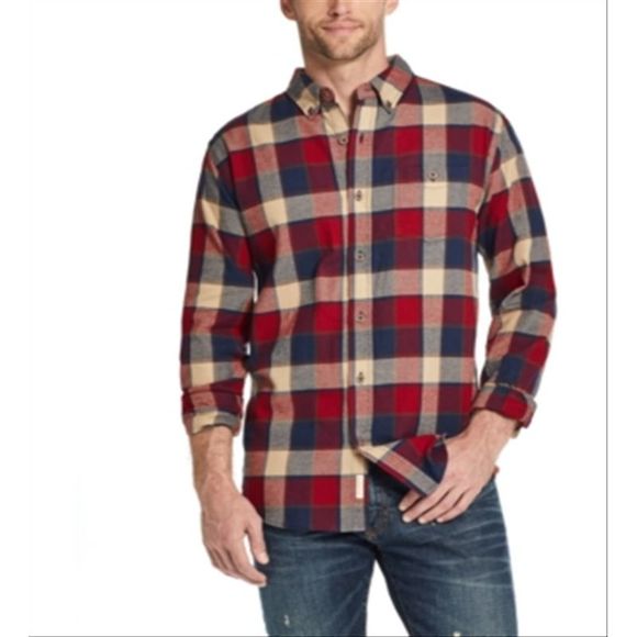 Weatherproof | Shirts | Weatherproof Vintage Mens Antique Flannel Plaid ...